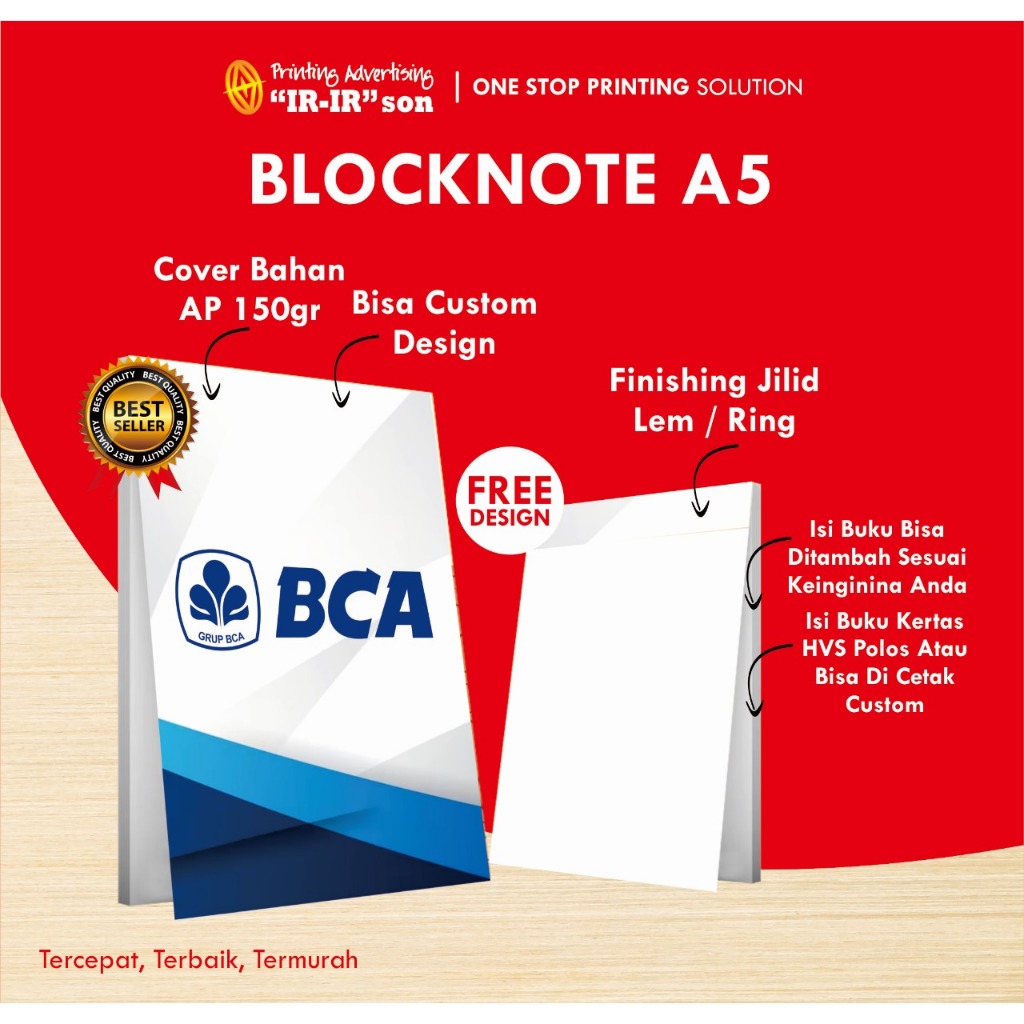 Jual NOTES A5 BLOCKNOTE MEMO NOTEBOOK A5 SEMINAR KIT | Shopee Indonesia