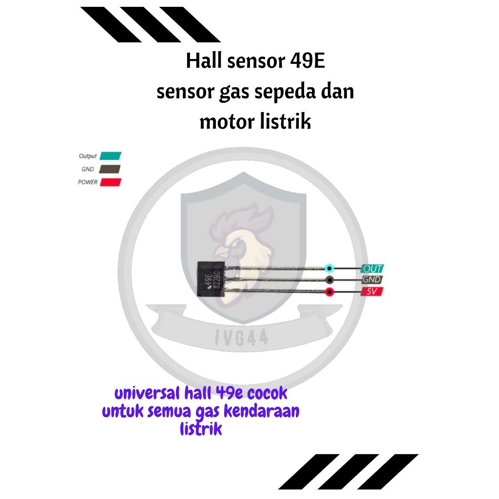 Jual Hall sensor 49e sensor gas sepeda motor listrik | Shopee Indonesia
