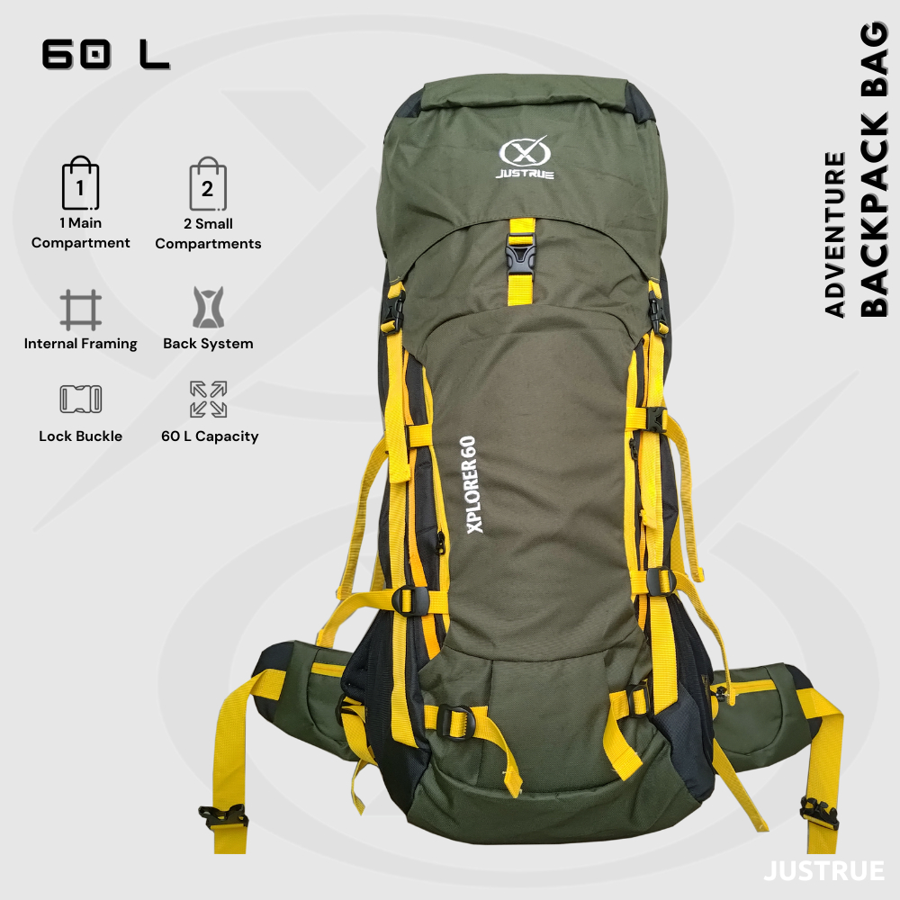 Jual Ransel Keril 60 Liter Tas Gunung Internal Frame Hiking Camping ...