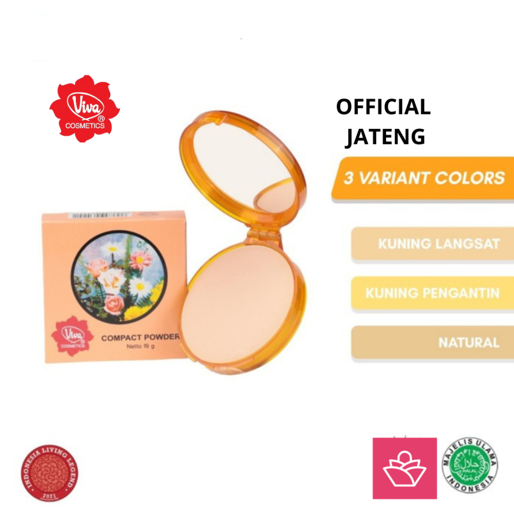 Jual (Jateng) VIVA Compact Powder Standar Classic Bedak Padat 19g ...