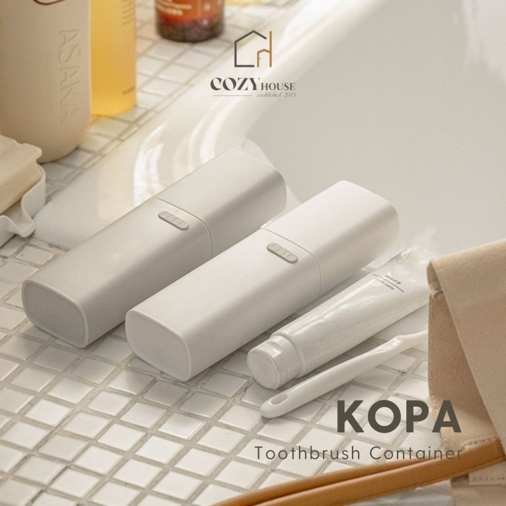 Jual COZYHOUSE KOPA Toothbrush Container | Tabung Wadah Penyimpanan ...