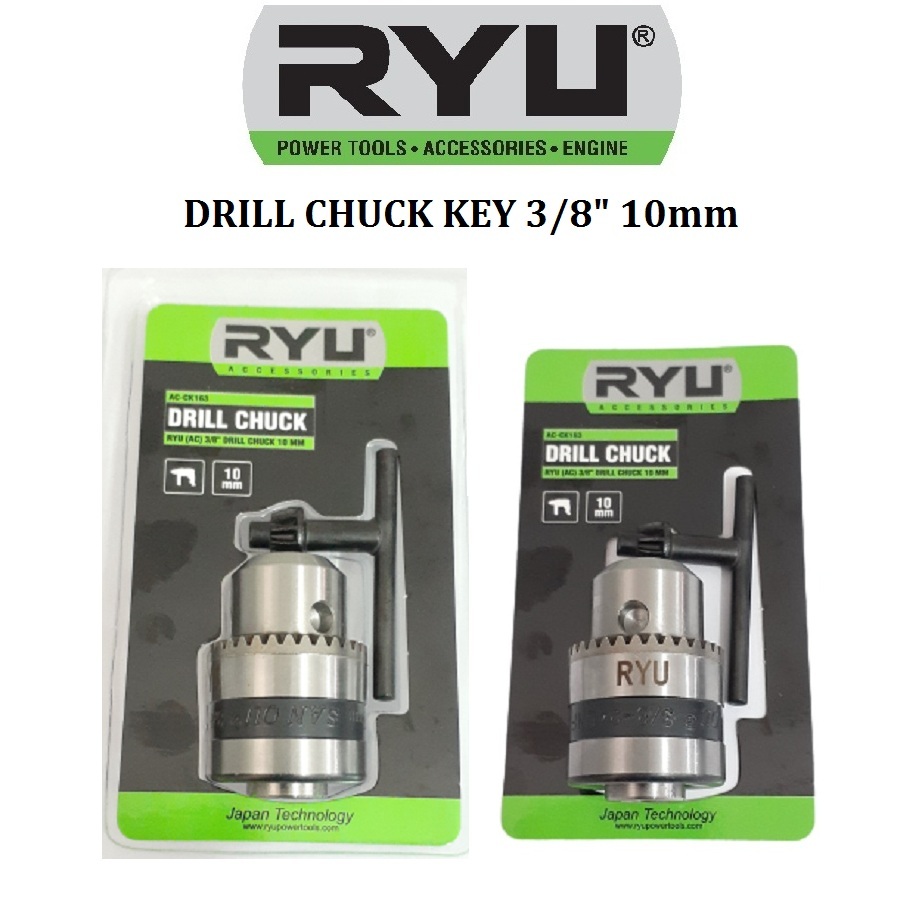 Jual KEPALA BOR RYU 10 MM X 3/8" DAN 13MM X 3/8"( DRAT ) AC-CK 163 ...