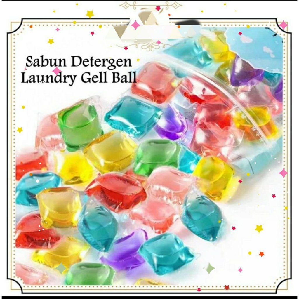 Jual Sabun Detergen Laundry Gel Ball Wash Bola Kapsul Cuci Baju ...