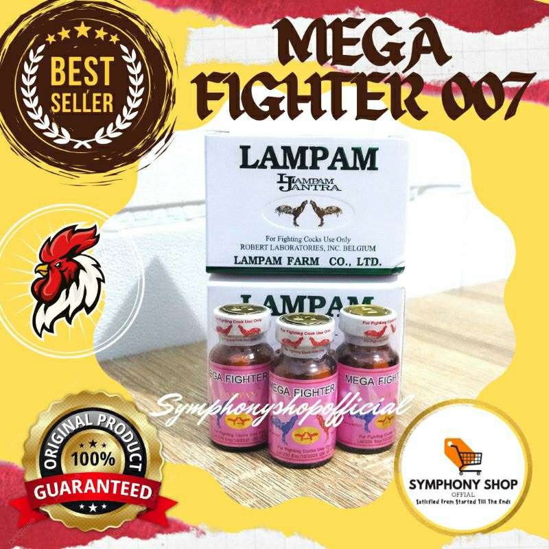 Jual LAMPAM DOPING AYAM MEGA FIGHTER 007 THAILAND 20 PILL | Shopee ...