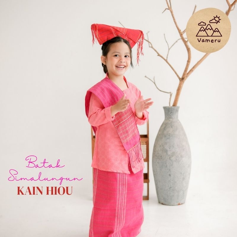 Jual VAMERU - BAJU ADAT BATAK SIMALUNGUN ANAK HIOU PEREMPUAN | Shopee Indonesia