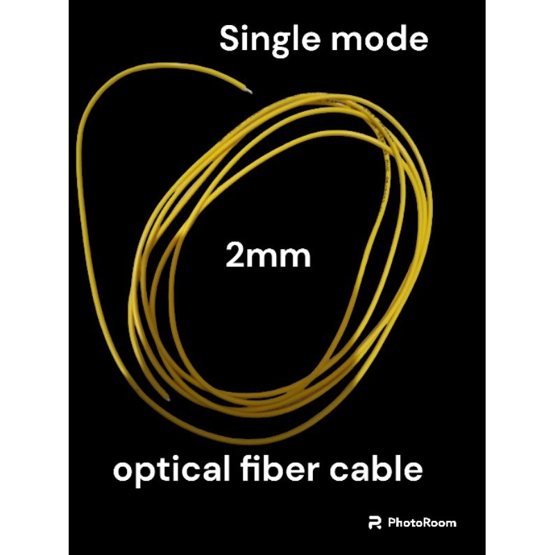 Jual kabel fiber optic potongan tebal 2mm panjang 2M bahan pathcore ...