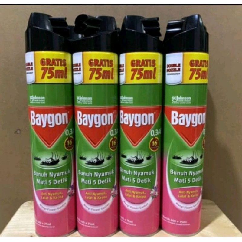 Jual Baygon aerosol 600+75ml jumbo | Shopee Indonesia