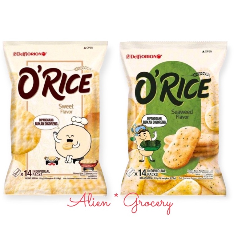 Jual Splash PALING MURAH Delfiorion ORice O Rice K Rice Crackers Sweet ...