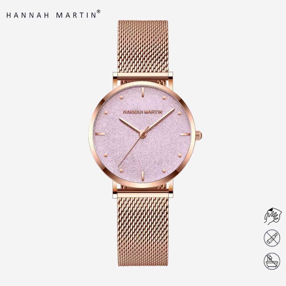 Jual HANNAH MARTIN Jam Tangan Wanita Mode Bisnis Display Kuarsa Jam ...