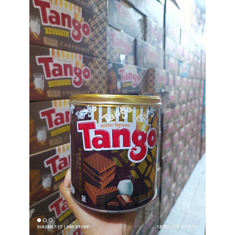 Jual 1 pcs TANGO COKLAT KALENG 240g cemilan wafer tango kaleng | Shopee ...