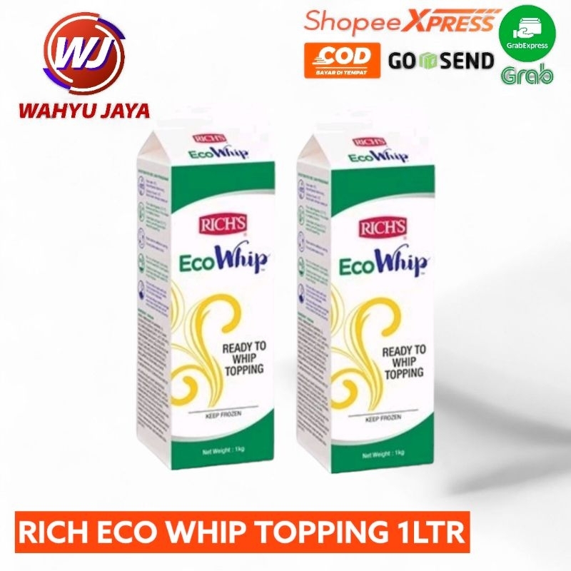 Jual RICH ECO WHIP TOPPING 1 LITER | Shopee Indonesia