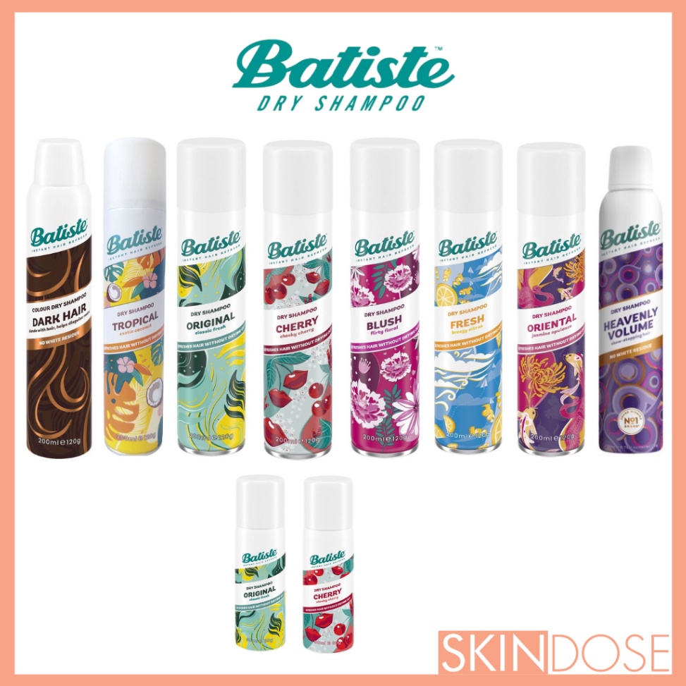 Jual 11 Product HOT Batiste Dry Shampoo Shampoo Kering Anti Lepek ...