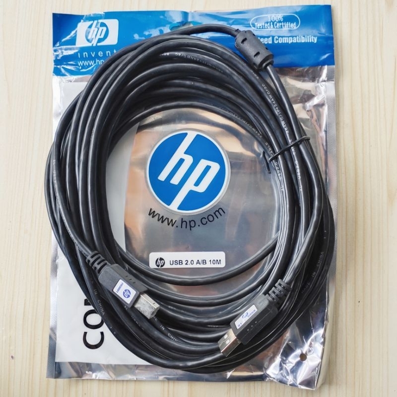 Jual Kabel USB Printer 1.5M 3M 5M 10m merk HP | Shopee Indonesia