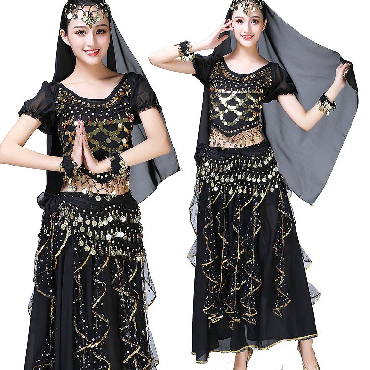 Jual ORIGINAL KOSTUM TARI PERUT TARI TAMBORIN ARABIC BELLY DANCE SUIT ...