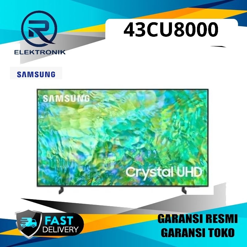 Jual SMART TV SAMSUNG 43CU8000 43 INCH CRYSTAL UHD 4K 43CU8000 | Shopee ...