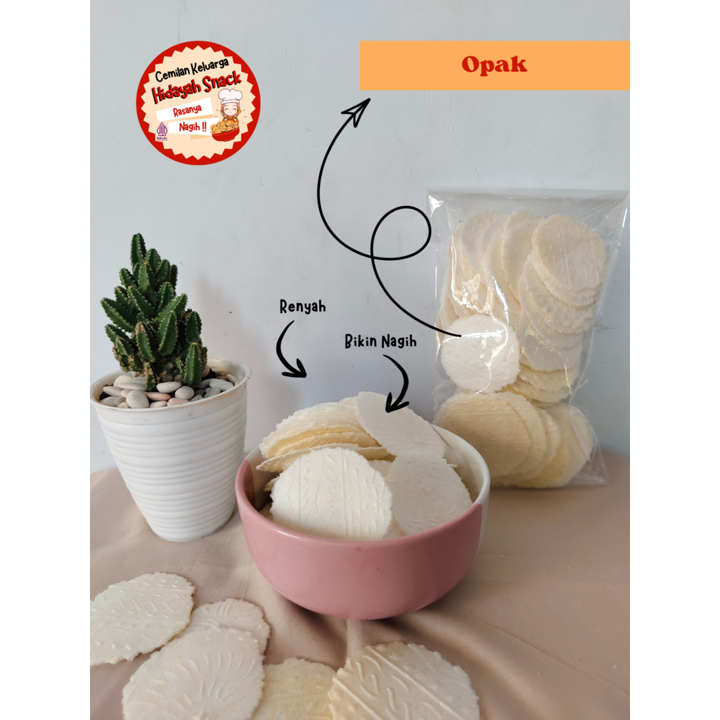 Jual PROMO!!! Opak Jepit 500gr, gurih renyah, TERMURAH | Shopee Indonesia