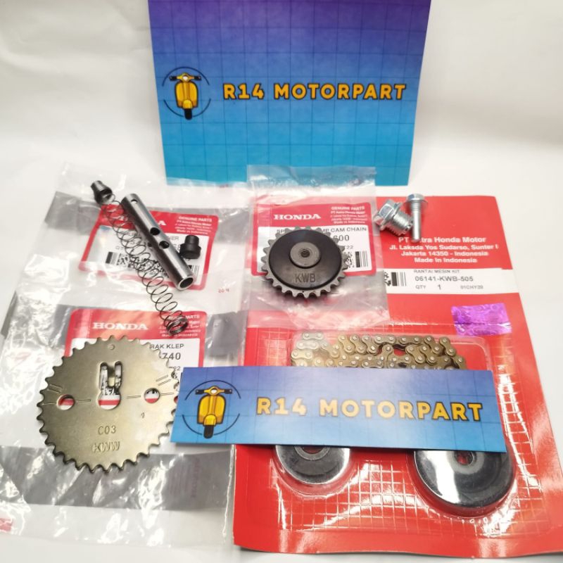 Jual PAKET KETENG SET REVO FIT INJEKSI BLADE NEW GIGI SENTRIK GEAR POMPA OLI SULING TENSIONER ...