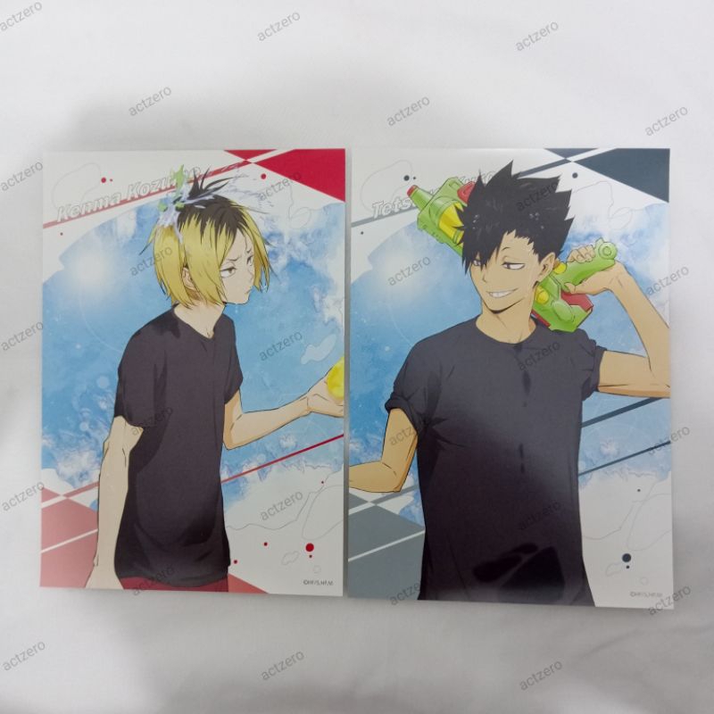 Jual Haikyuu Postcard Kuroo Tetsuro & Kozume Kenma (SET ONLY) | Shopee ...