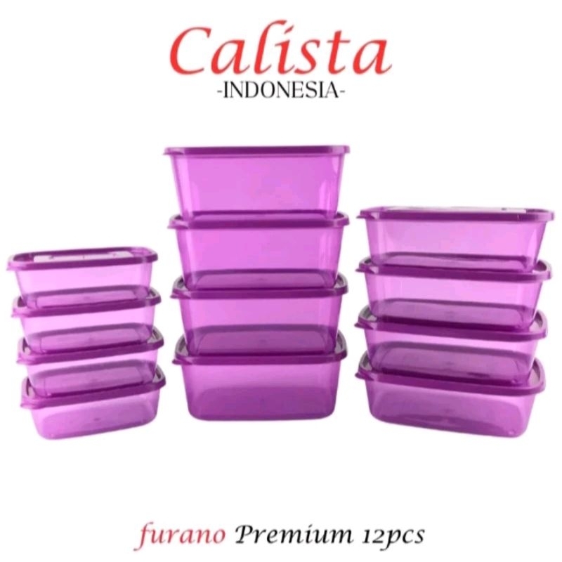 Jual Calista Food Container Set - Toples Kotak Calista Furano Bening ...