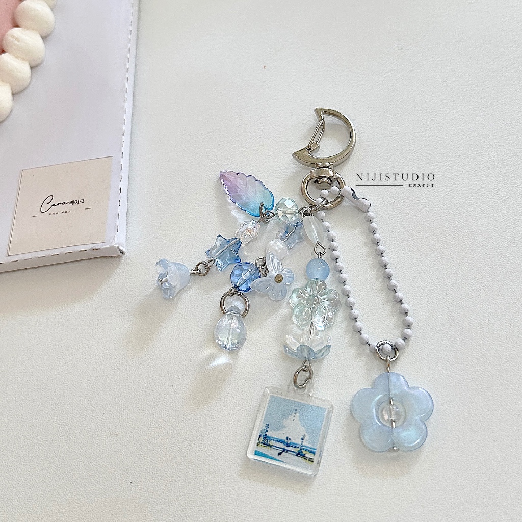 Jual [limited stock] gantungan kunci 少女レイ (shoujorei) beads keychain *ೃ ...