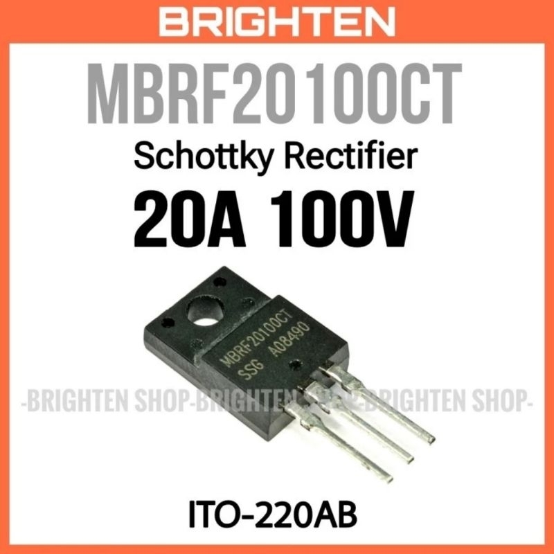Jual Schottky Diode MBRF20100CT 20A 100V MBRF20100 | Shopee Indonesia