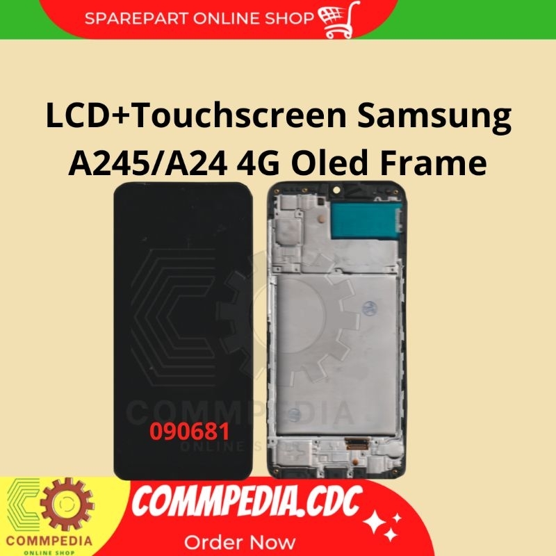 Jual LCD+Ts Samsung A24 4G/A245 OLED+Frame | Shopee Indonesia