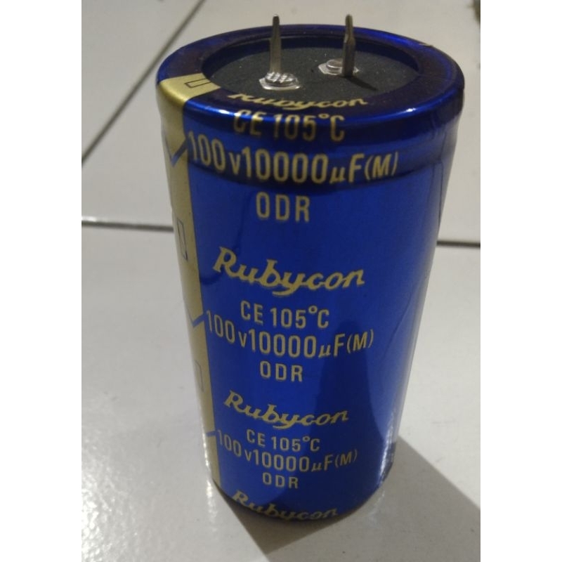 Jual ELCO 10.000uf 100V Rubycon biru | Shopee Indonesia