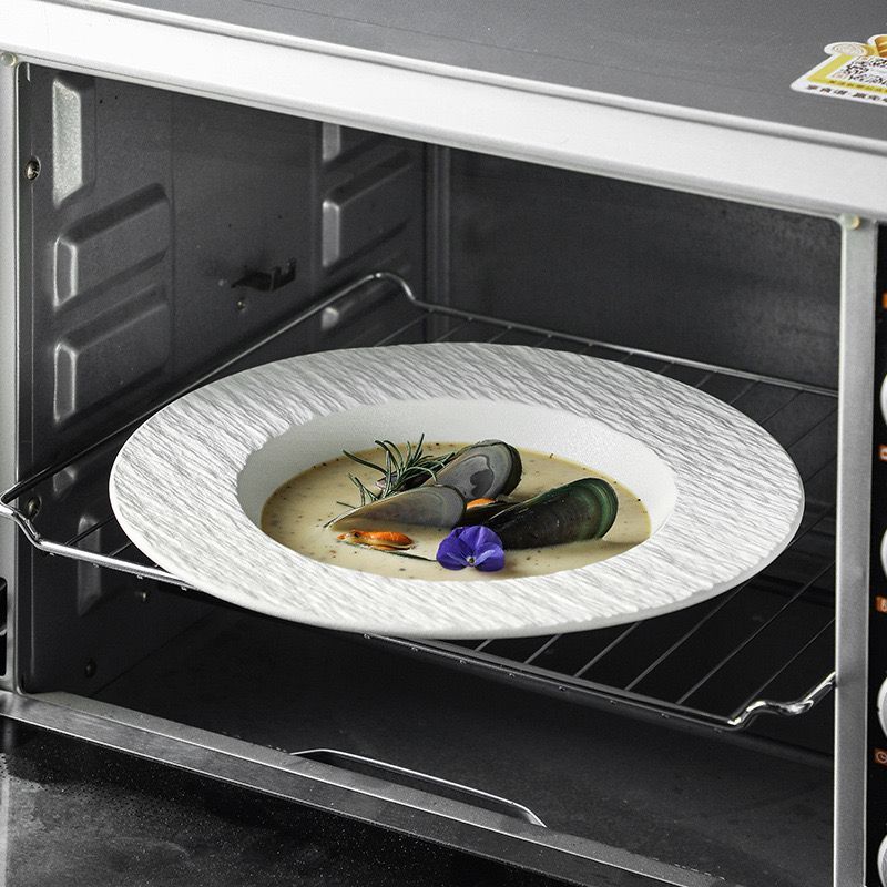 Jual STONE Soup plate/Pasta Plate/Piring sup keramik motif batu ...