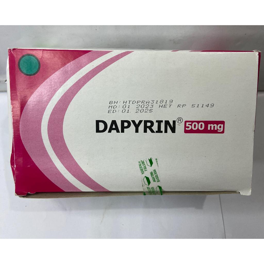 Jual Dapyrin 500mg Tablet (Box) | Shopee Indonesia