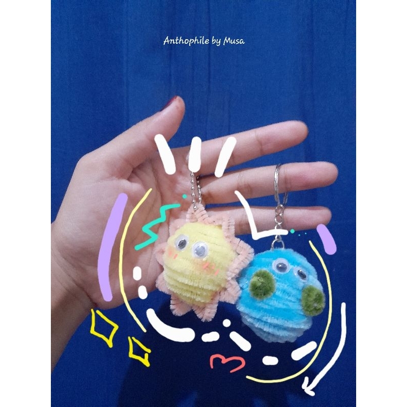 Jual ganci keychain pipe couple edition by Musa/gantungan lucu/cute ...