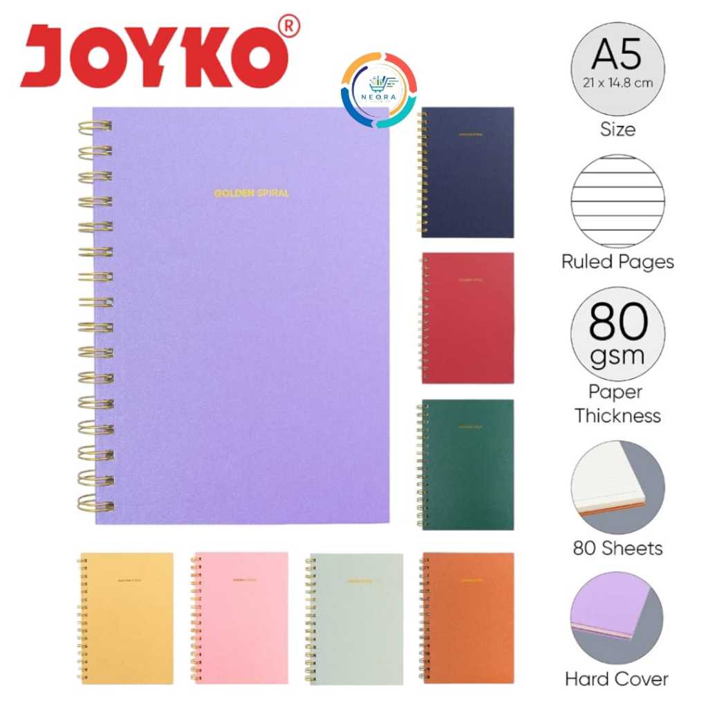 Jual Joyko Spiral Notebook NB-721 | Buku Catatan Bergaris A5 | Shopee Indonesia