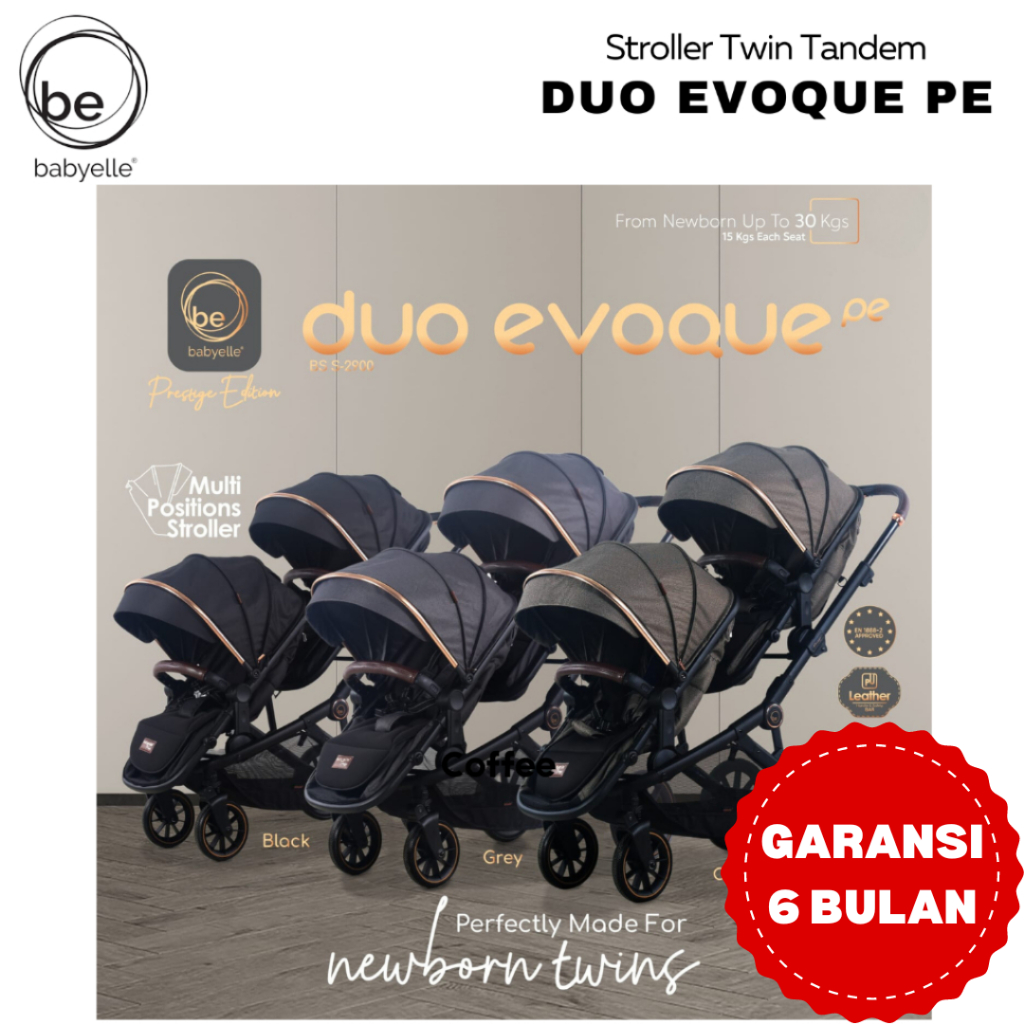 Jual *GARANSI 6 BULAN* NEW UPDATE! Stroller Kembar / Stroller Babyelle ...