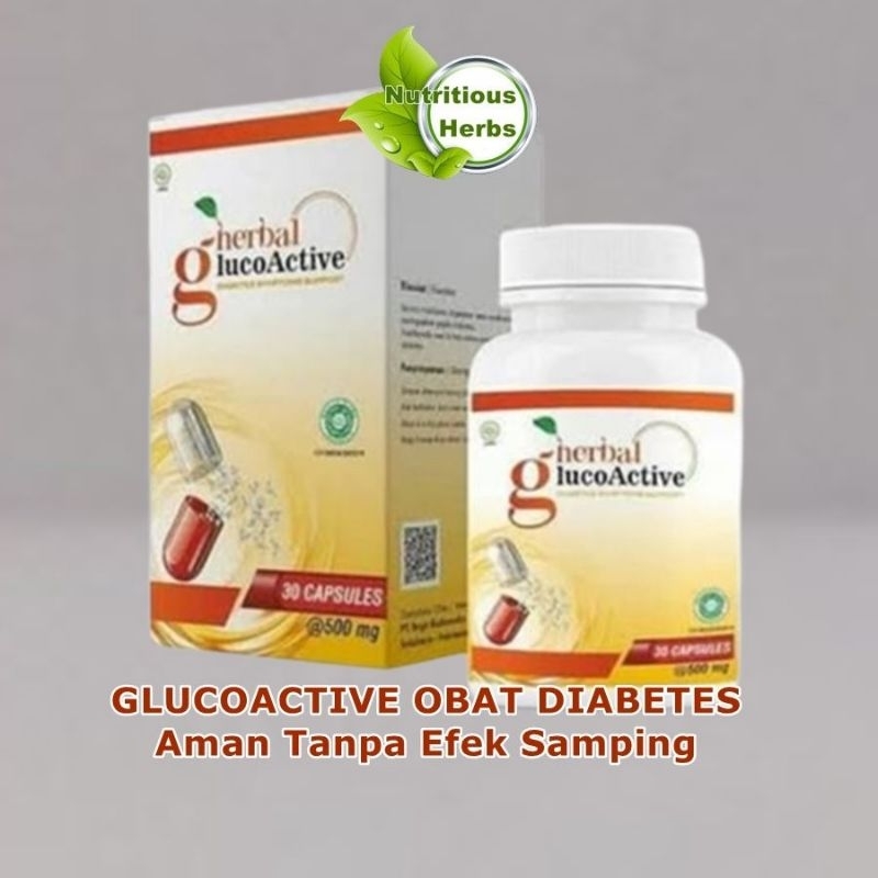 Jual Pro herbal glucoactive-glucoactive obat diabetes asli original ...
