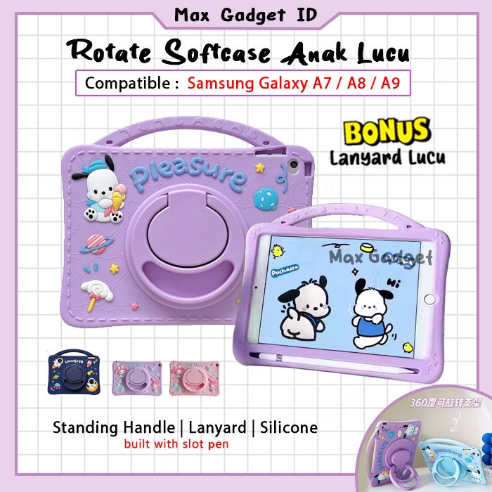 Jual FREE TALI LUCU Samsung Galaxy Tab A7 S6 Lite A8 A9 A9+ 8.7 11 Inci ...