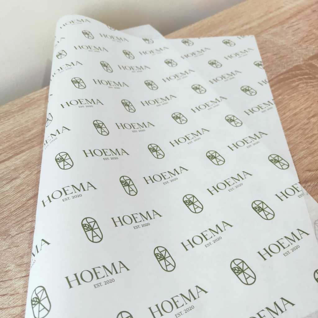 Jual CUSTOM Kertas Roti Foodgrade 24 x 24 cm - Wrap Paper / Kertas ...