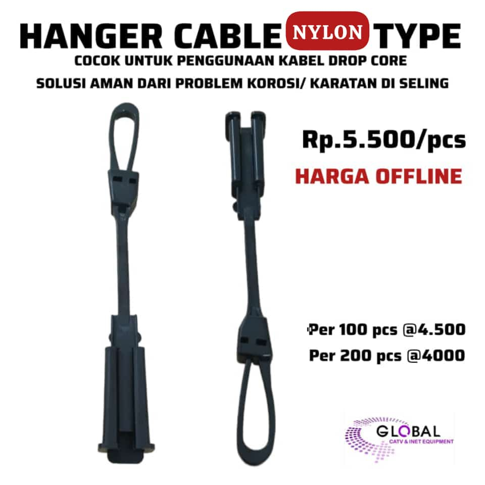 Jual HANGER CABLE NYLON TYPE GLOBAL | Shopee Indonesia