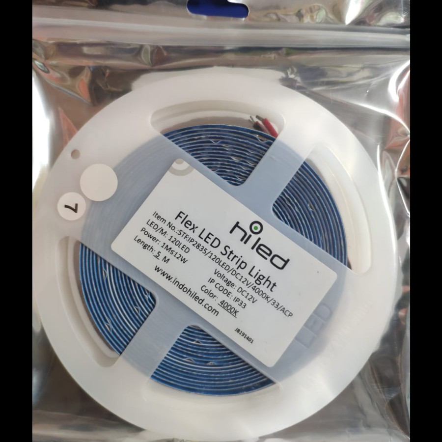 Jual STRIP HILED 120LED 2835 IP33 WARM WHITE 12V NATURAL WHITE | Shopee ...