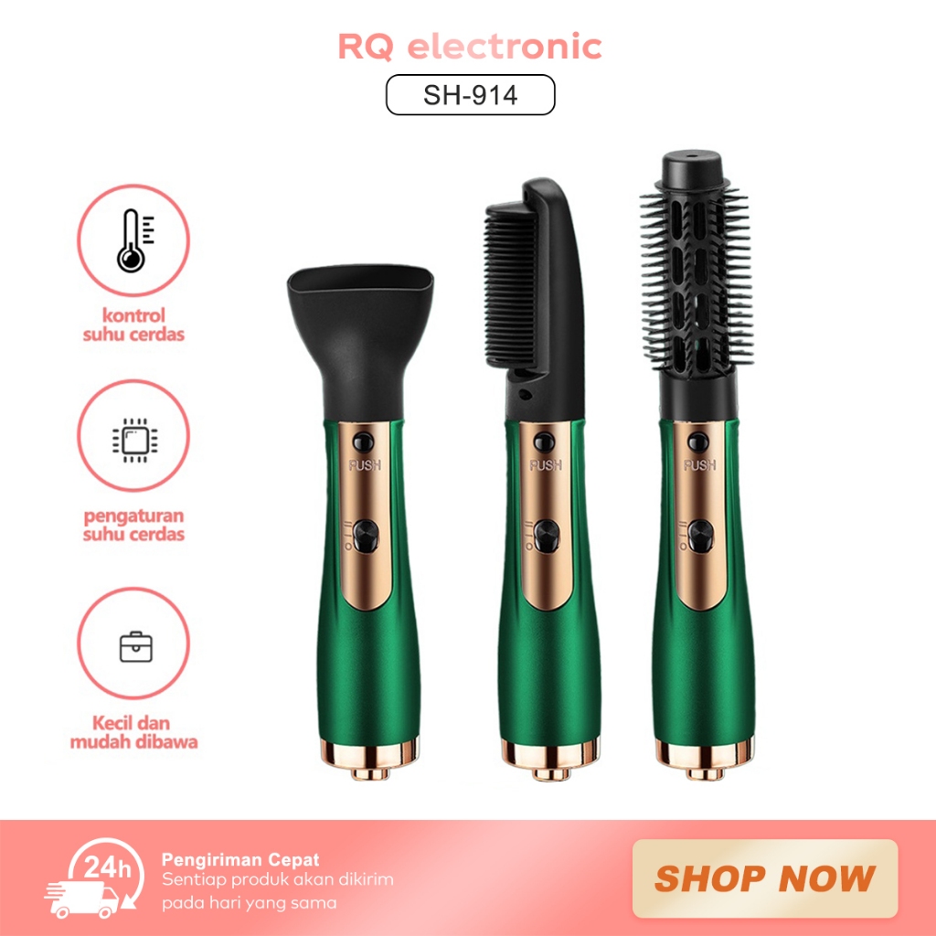Jual Blower Hairdryer Sisir Catokan Rambut Multifungsi S-914 Untuk ...