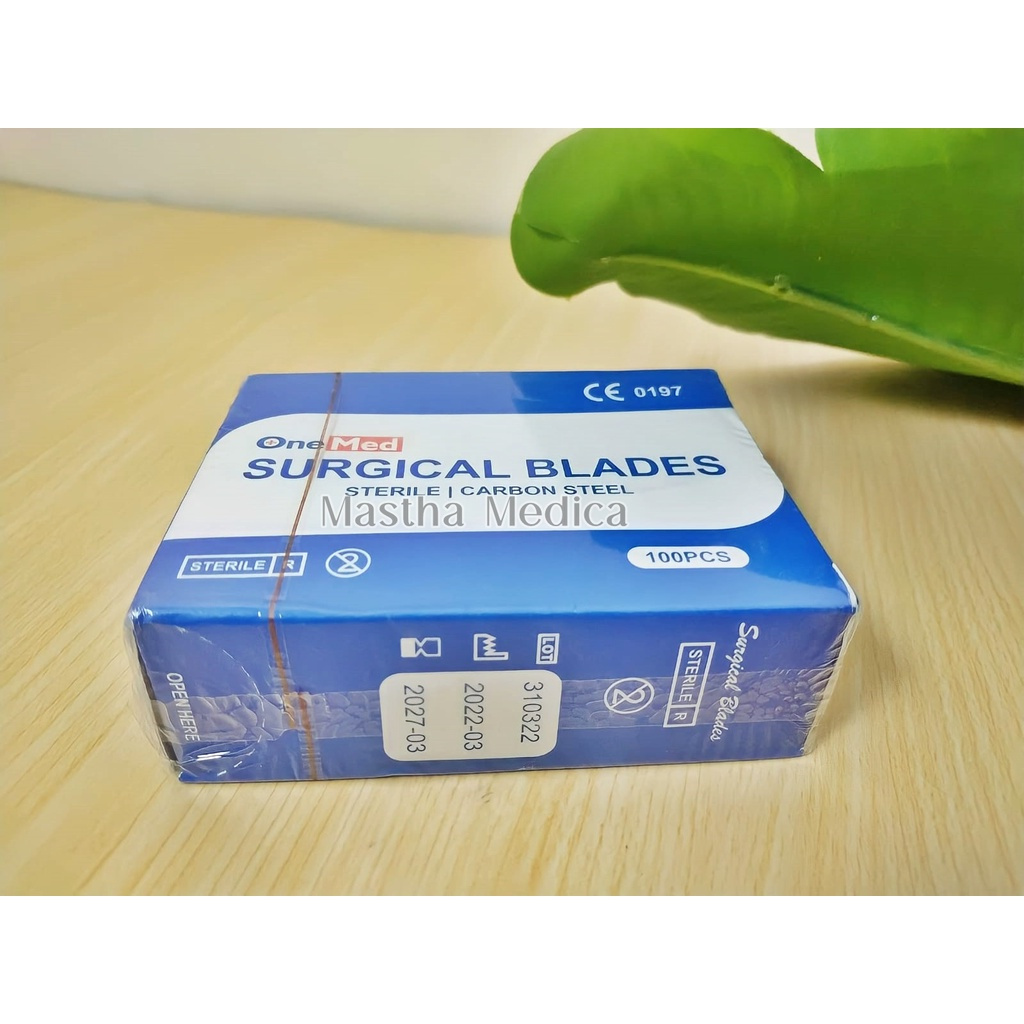 Jual Surgical Blade Scalpel Mata Pisau Pisau Bedah Operasi One Med No ...