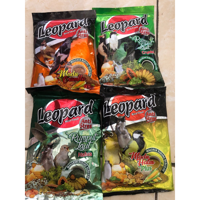 Jual LEOPARD HALUS DAN KASAR MADU DAN SEAWED PAKAN MAKANAN BURUNG ...