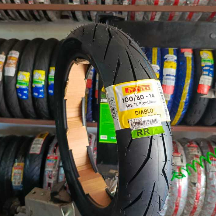 Jual Ban luar PIRELLI Diablo rosso sport ukuran 100/80-14 tubeless ...