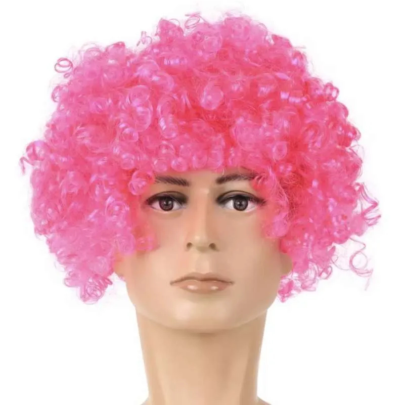 Jual Rambut Palsu Kribo Wig Kribo Keriting Wig Badut Wig Cosplay ...