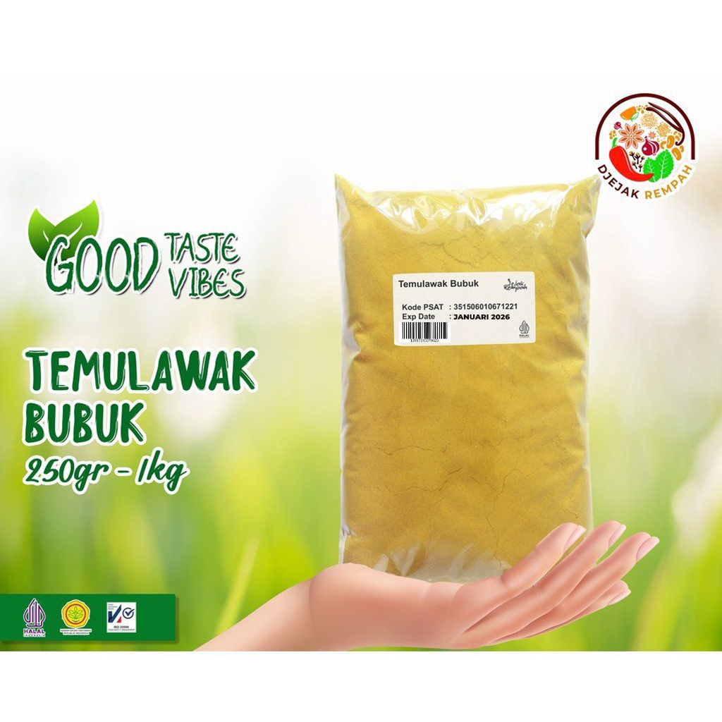 Jual Temulawak Bubuk / Curcuma Powder (Kemasan 500 Gr - 1 Kg) | Shopee ...