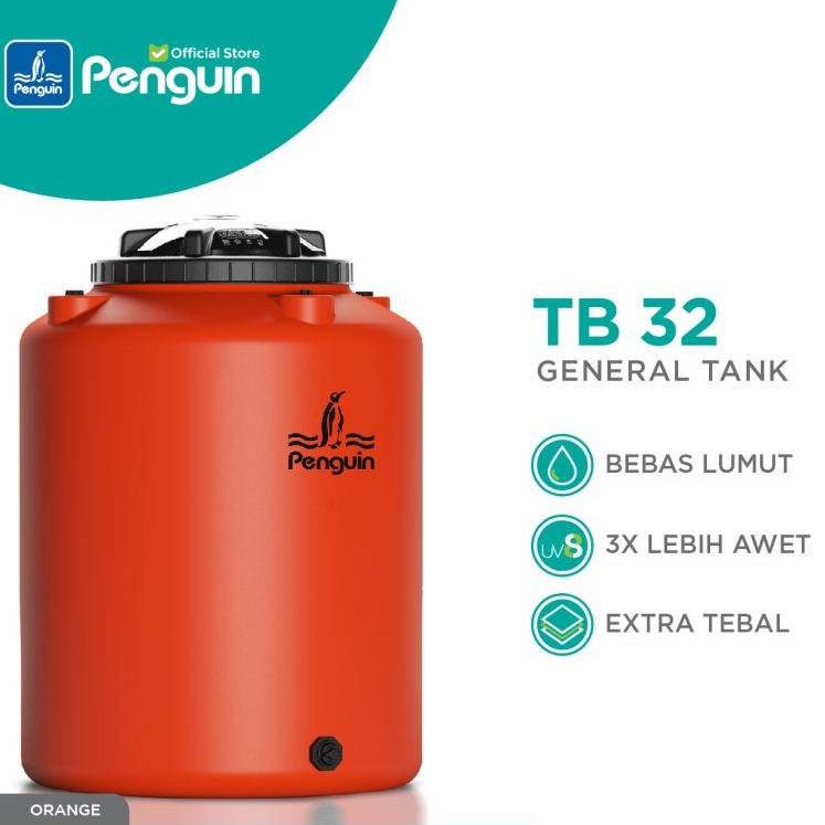 Jual Penguin Toren Tandon Tangki Air General Tank TB 32 300 Liter ...