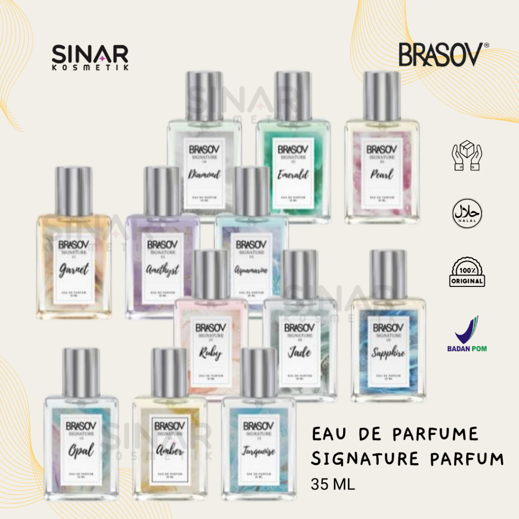 Jual Brasov EDP Eau De Perfume Signature Parfum 35ml | Shopee Indonesia