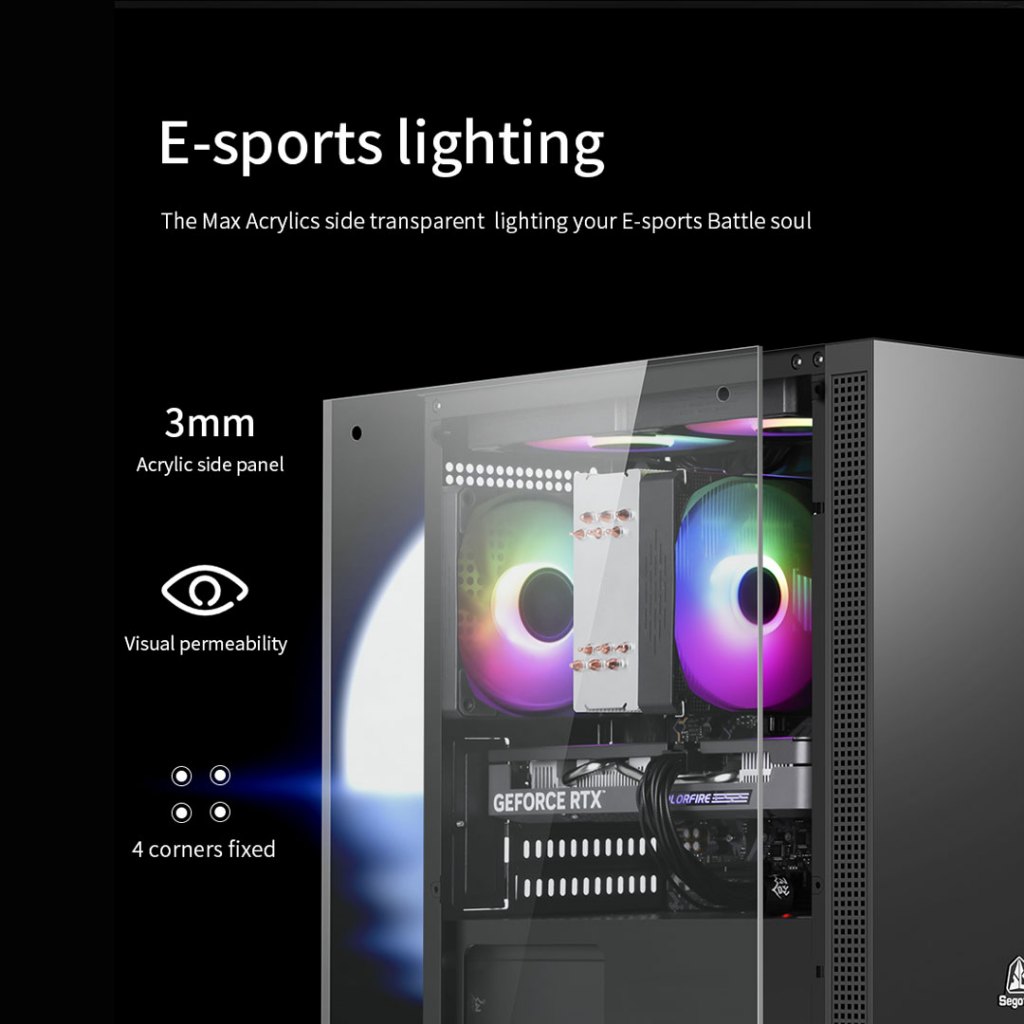 Jual SEGOTEP PRIME D (M-ATX Budget PC Case) | Shopee Indonesia