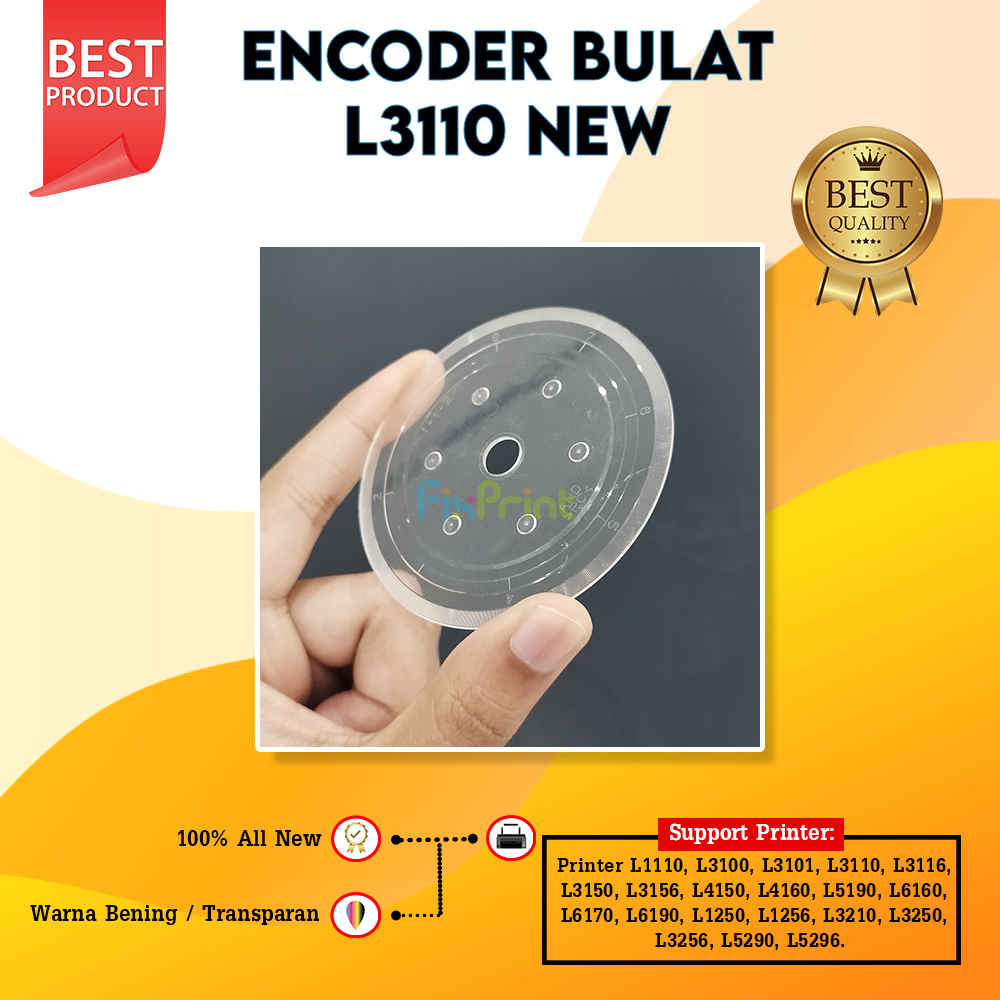 Jual Encoder Bulat Epson L1110 L2130 Scale Printer L3110 L3210 New ...