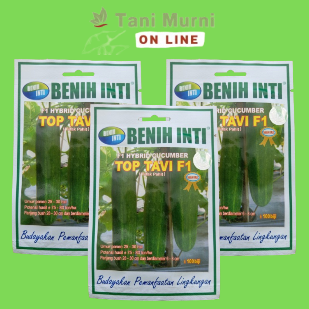 Jual Benih Timun Tidak Pahit TOP TAVI F1 Benih Inti 100 Biji | Shopee ...