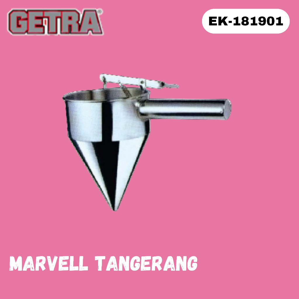 Jual Corong Adonan Butter Funnel Stainless Steel GETRA EK-181901 ...