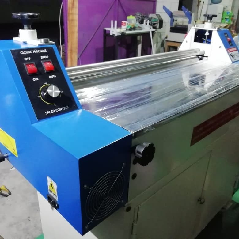 Jual Mesin lem (gluing machine) kertas bisa untuk laminasi karton uk ...